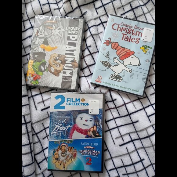 Warner Bros. | Media | Set Of 3 Cartoons Kids Movies Dvds | Poshmark
